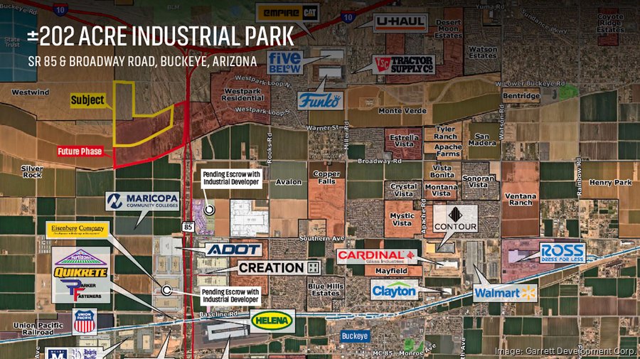 Garrett Development plans huge industrial park in Buckeye - Phoenix ...