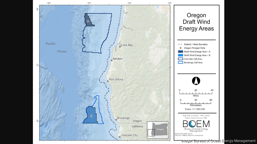 Feds propose two Oregon sites for offshore wind power - Portland ...