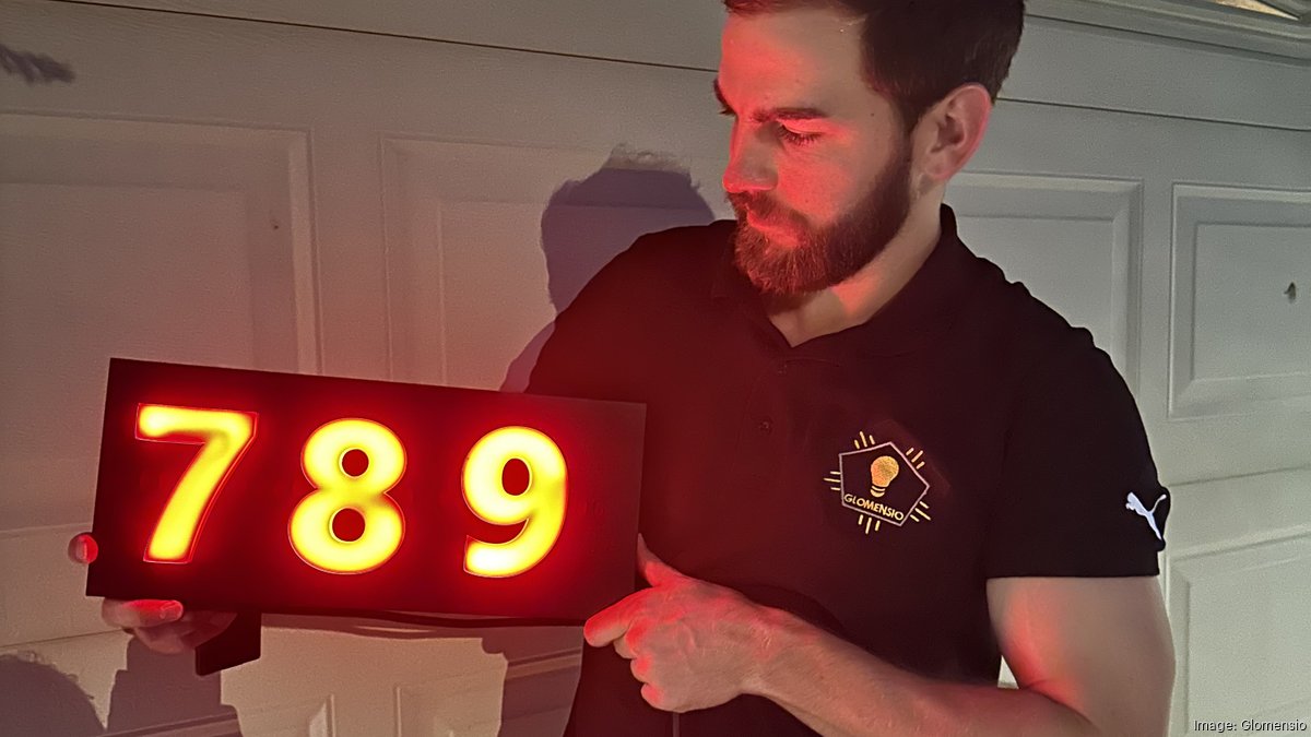 Startup Glomensio creates smart home device that flashes house numbers ...