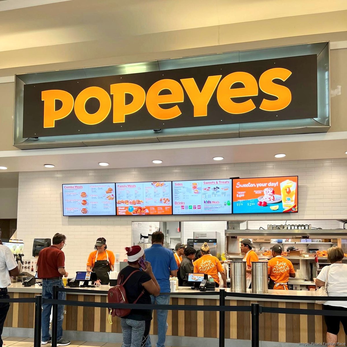 Popeyes Restaurant Menu