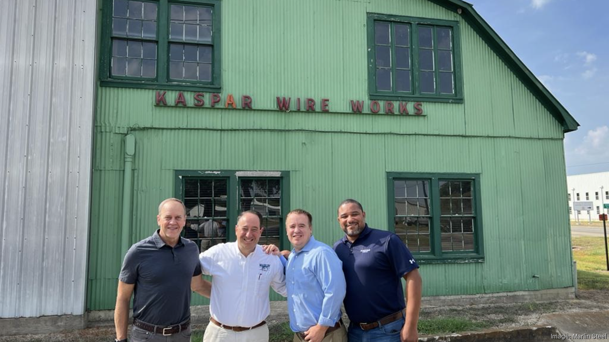 Baltimore's Marlin Steel takes over operations at Texas-based Kaspar ...