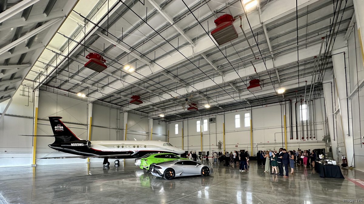 Sheltair opens $26M hangar at Tampa International - Tampa Bay Business ...