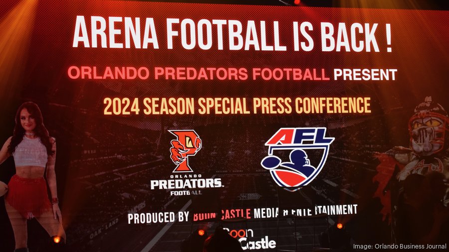Orlando Predators prepare Arena Football League return with concerts ...