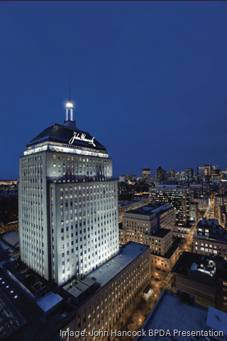 Iconic John Hancock sign will be installed this weekend in Back Bay - Boston Business Journal
