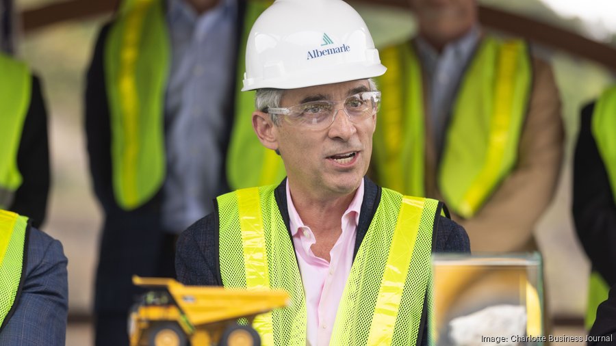 Albemarle Corp., Caterpillar partner on plans for lithium mining - Charlotte Business Journal