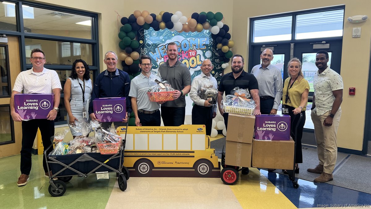 Subaru Orlando Zone helps Tangelo Park Elementary School teachers ...