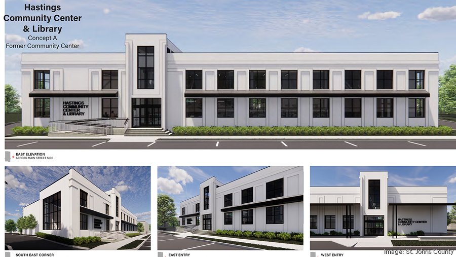 Design revealed for new library and community center in Hastings ...