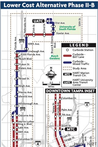 Tampa's planned BRT line projected to achieve higher ridership than ...