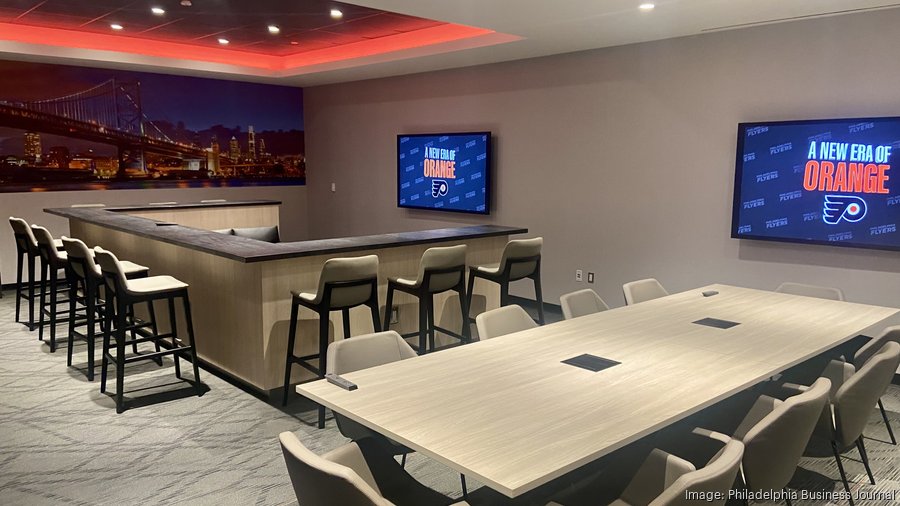 Flyers' new locker room unveiled as $400M arena overhaul nears finish ...
