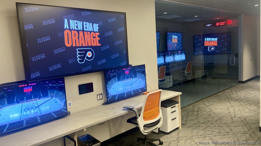 Flyers' new locker room unveiled as $400M arena overhaul nears finish ...