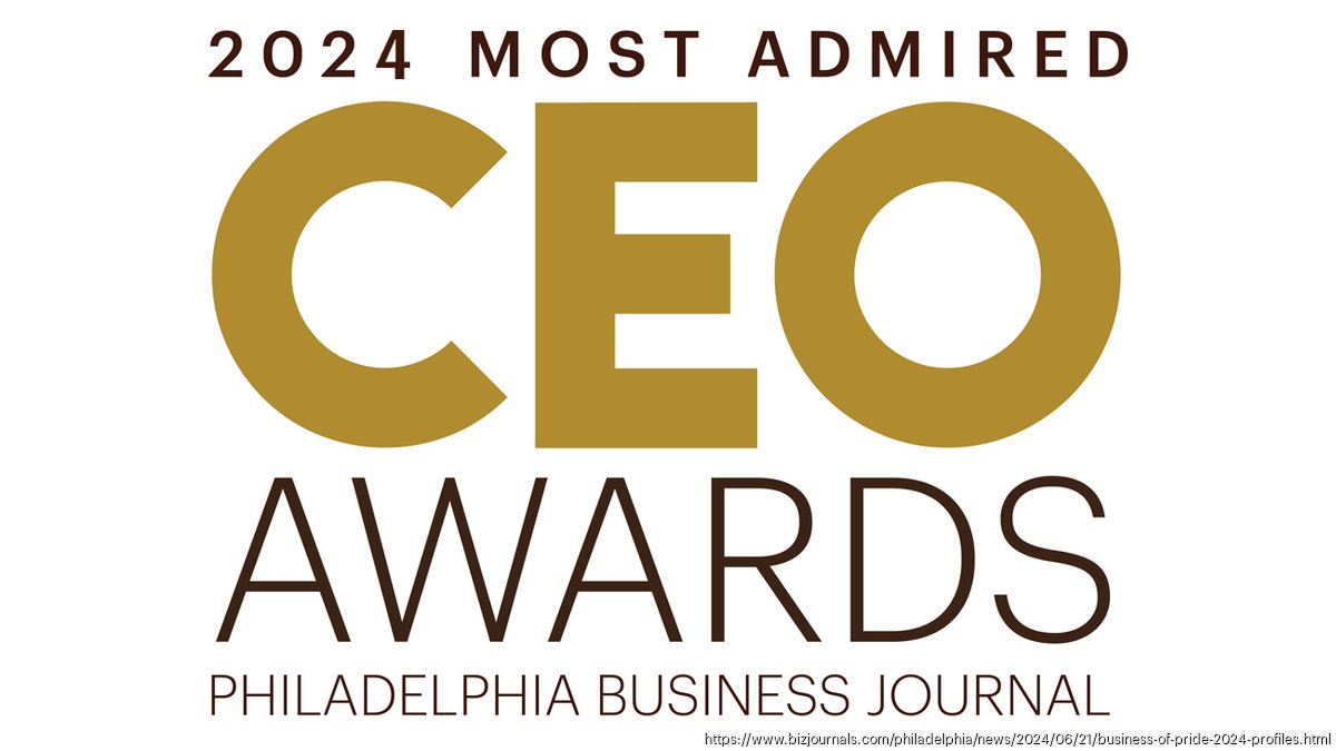 Philadelphia Business Journal announces the first group of 2024 Most ...