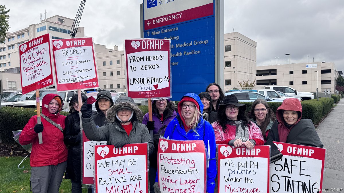 Strike at PeaceHealth hospitals in Washington enters day 2 - Portland ...