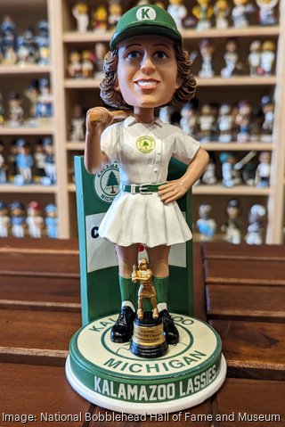New bobblehead series recognizes women of historic baseball league ...