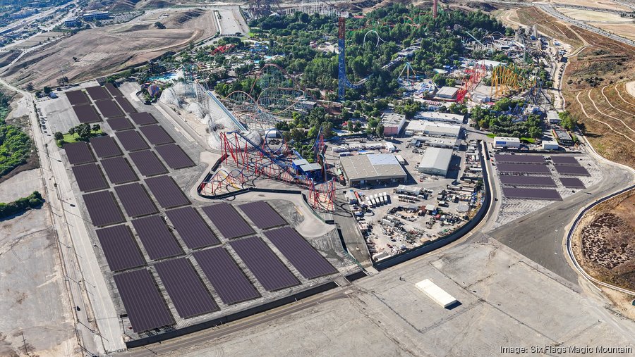 Six Flags Magic Mountain breaks ground on massive solar installation ...