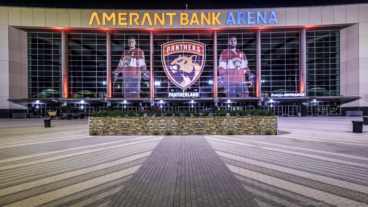 Florida Panthers secure lease extension at Amerant Bank Arena - South Florida Business Journal