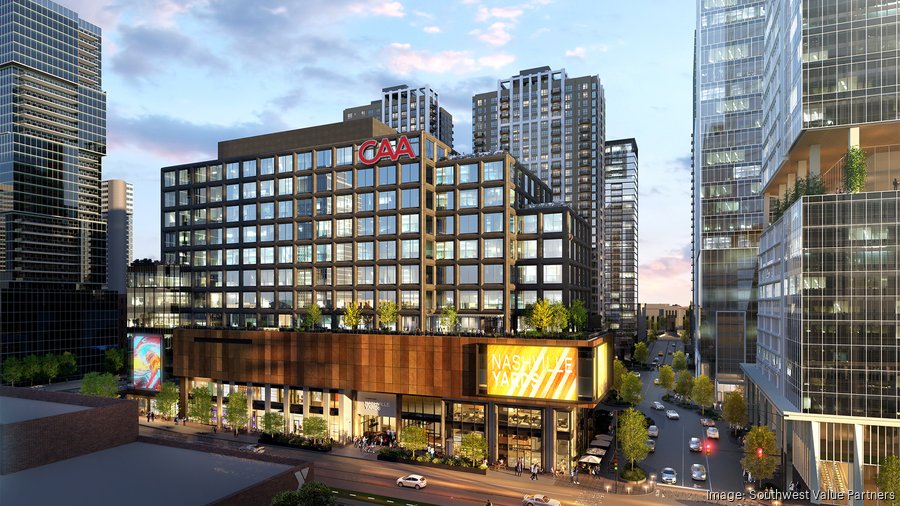 Creative Artists Agency (CAA) to be anchor tenant in Nashville Yards ...