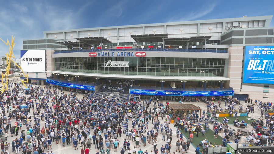 Amalie Arena signage due for an upgrade, Vink Sports Group says - Tampa ...