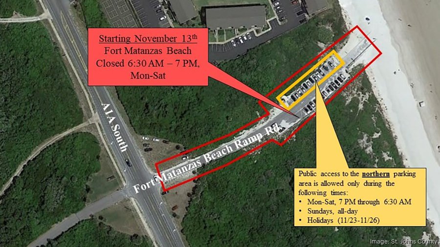 Fort Matanzas beach access ramp set for temporary closure ...