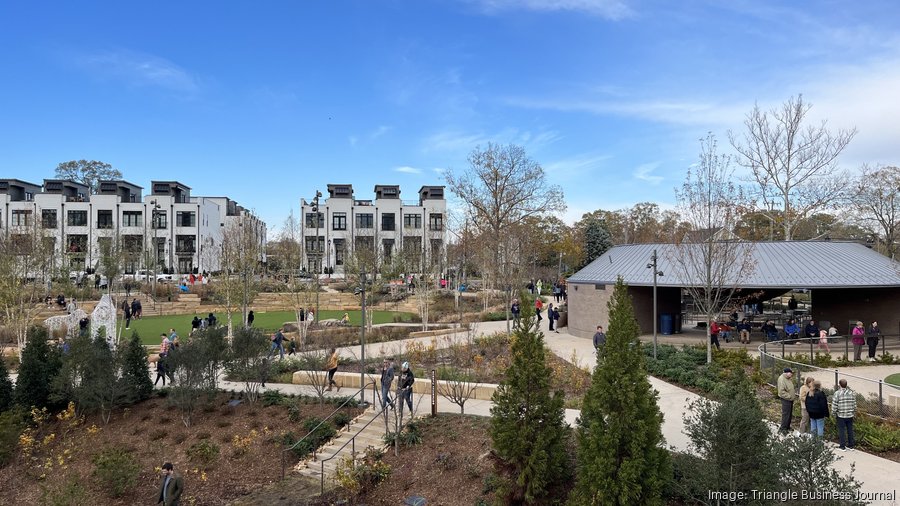 PHOTOS: New Downtown Cary Park draws big crowds as town surges ...