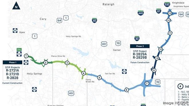 What North Carolina drivers will pay in tolls when Complete 540 opens ...