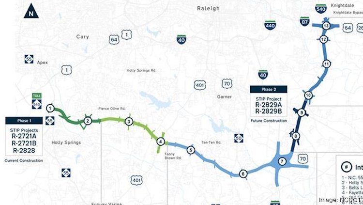 What North Carolina drivers will pay in tolls when Complete 540 opens ...