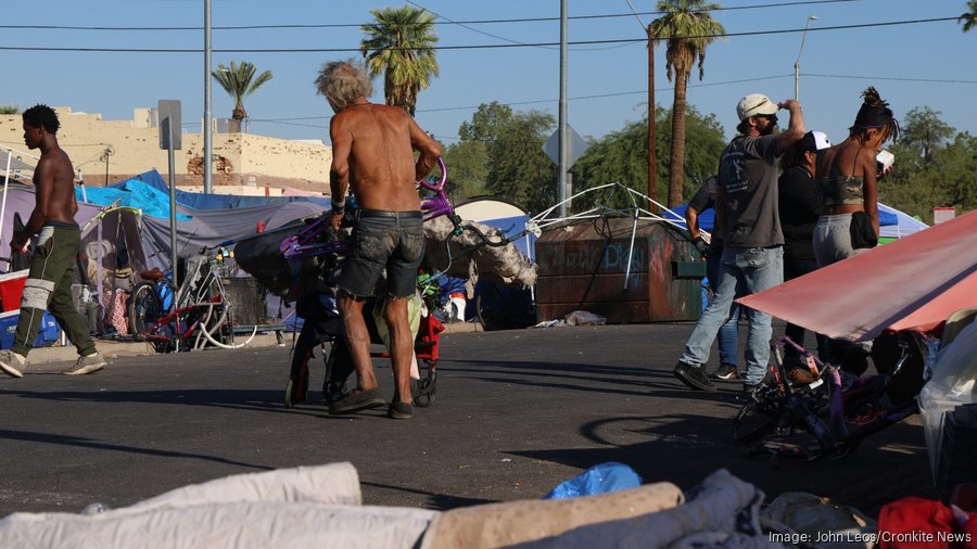 Phoenix clears homeless encampment called The Zone - Phoenix Business ...