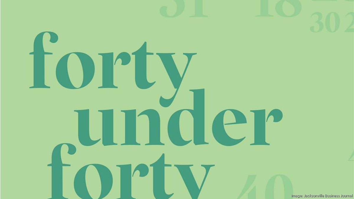 Jacksonville Business Journal reveals 2025 40 Under 40 honorees ...