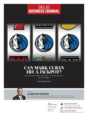 For Tom Walker, CFO for the Dallas Cowboys, football is just the start ...