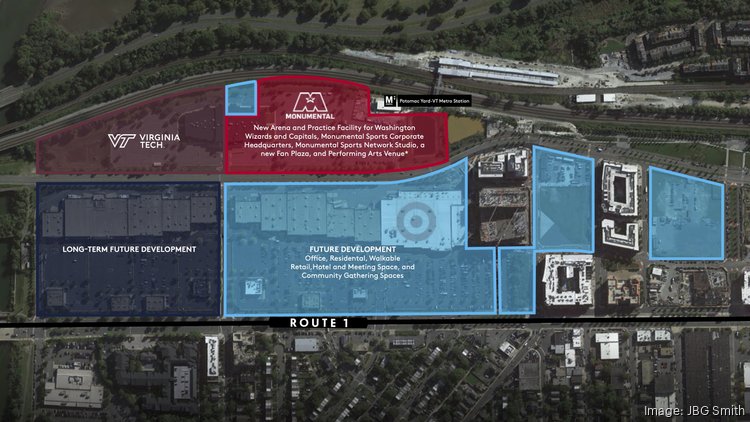 Monumental plans to move Wizards, Capitals to new Potomac Yard arena ...