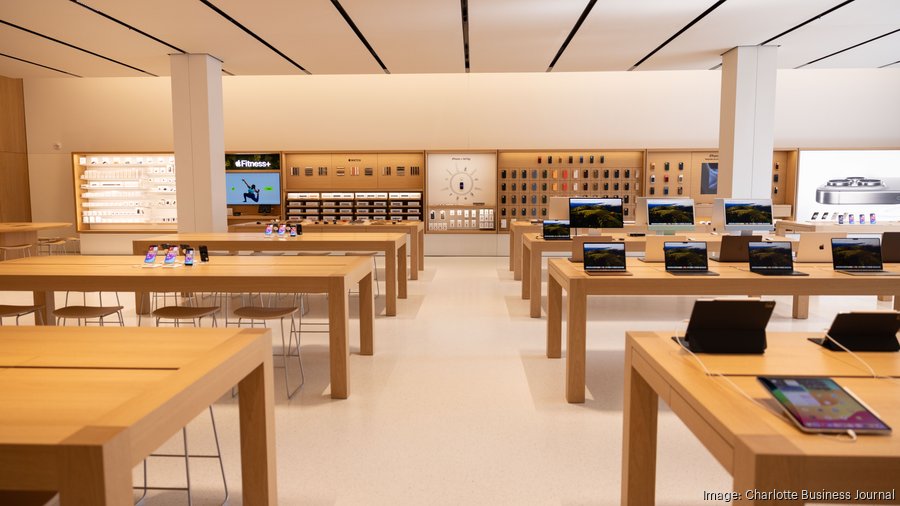 Apple Store debuts at Huntersville's Birkdale Village - Charlotte ...