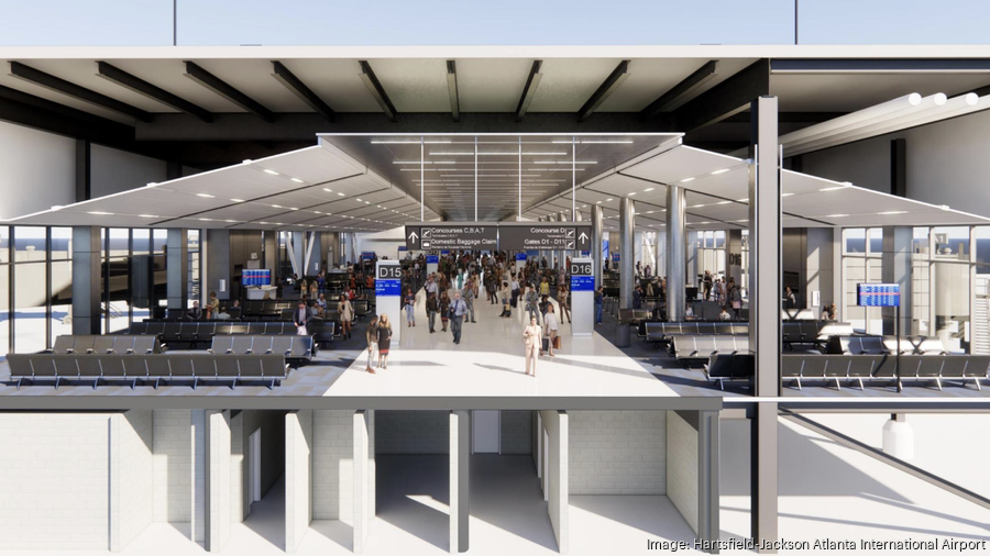 Atlanta airport concourse to get $1.3B overhaul - Atlanta Business ...