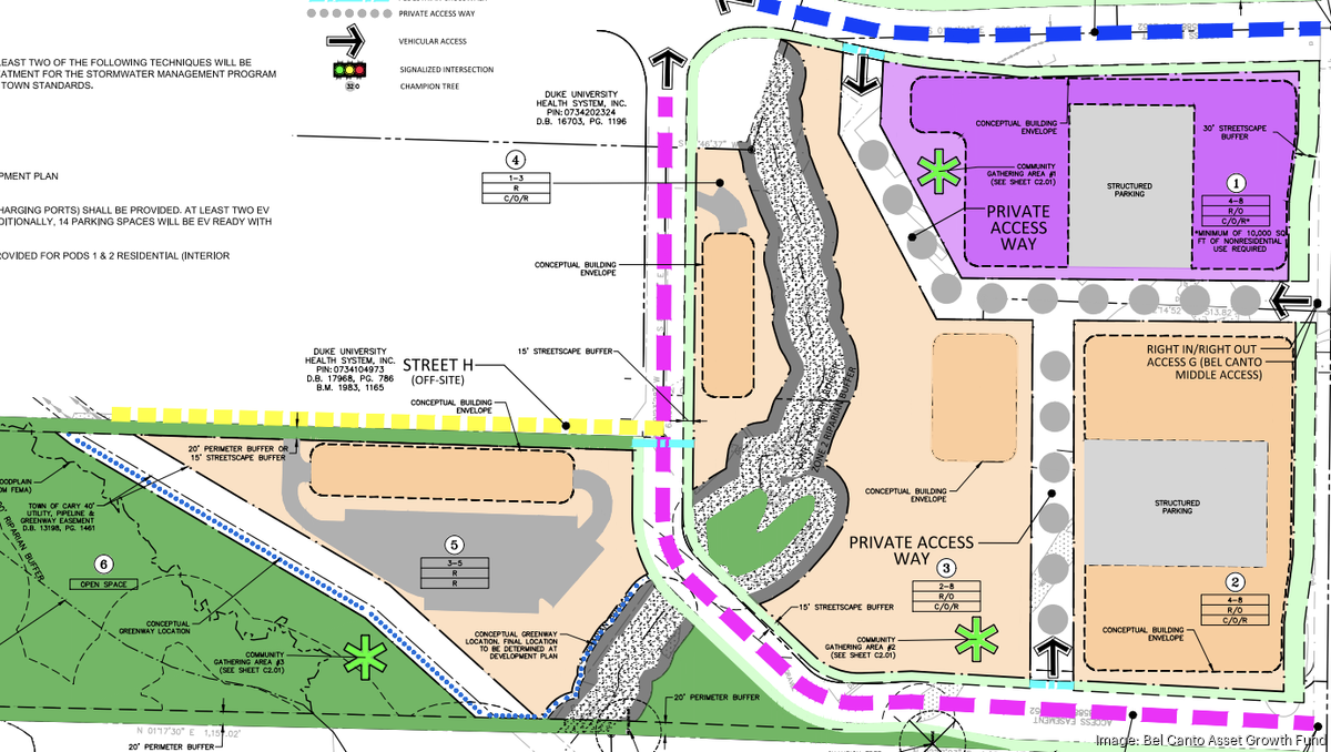 Plans advance for large development in west Cary - Triangle Business ...