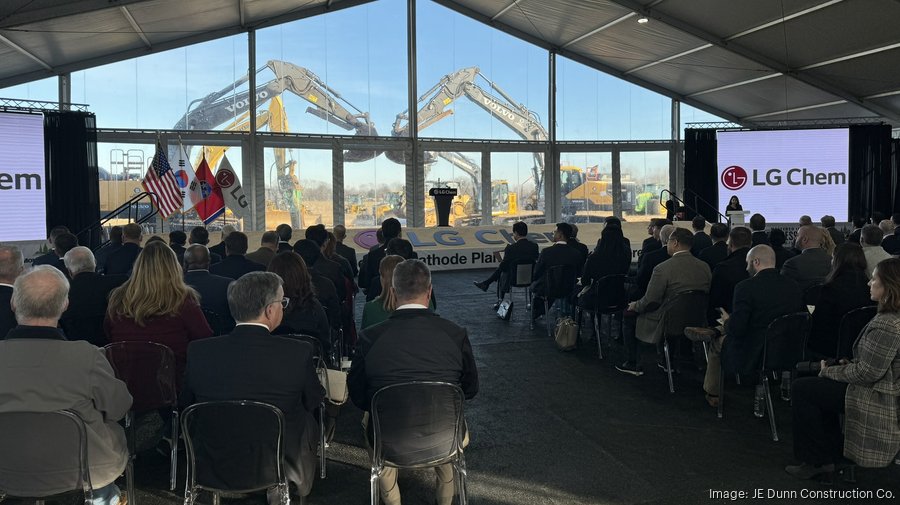 LG Chem electric vehicle battery cathode plant starts construction in ...