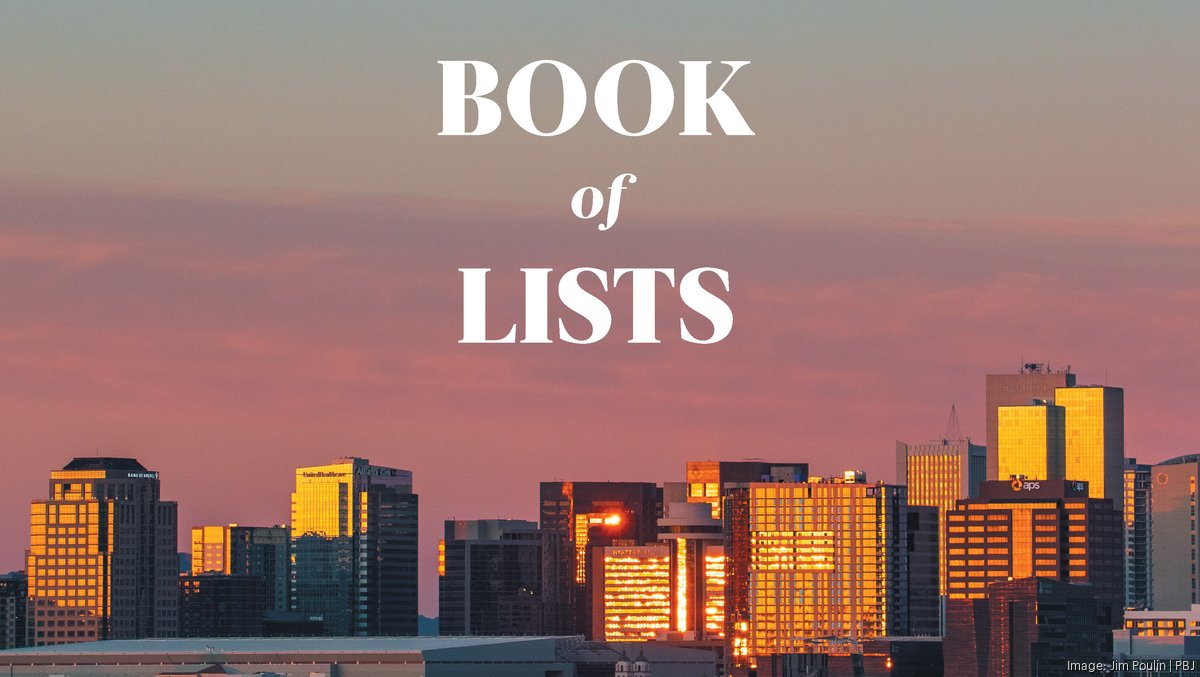 Latest edition of the Phoenix Business Journal Book of Lists has 192 ...