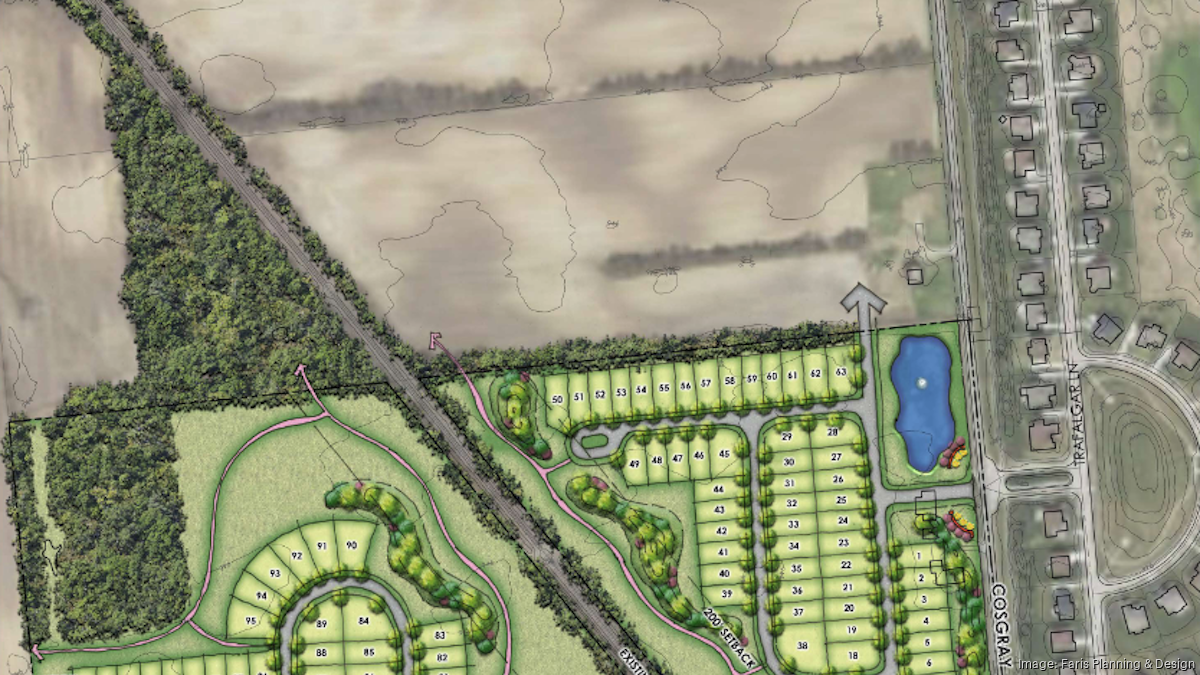 New single-family housing development with 153 units proposed on 100 ...