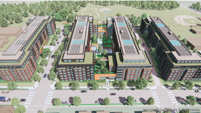 Massive redevelopment pitched for Southwest D.C. apartment complex ...