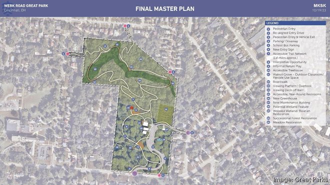 Cincinnati's Great Parks unveils master plan for Gamble Estate ...