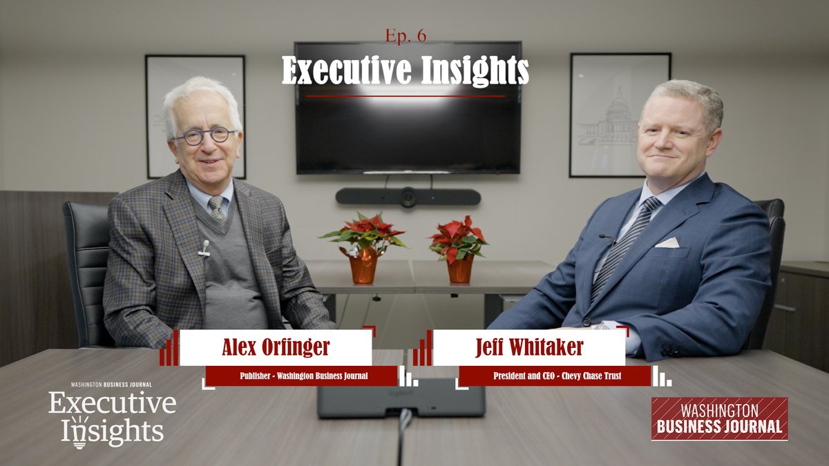 Executive Insights: Jeff Whitaker, president and CEO of Chevy Chase ...