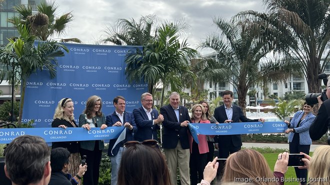 Luxury hotel Conrad Orlando opens near Disney - Orlando Business Journal