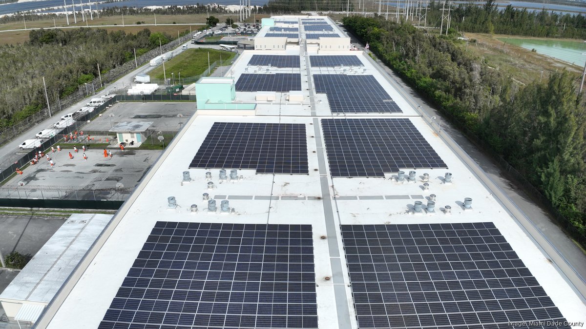 Miami-Dade unveils solar panel installation on roof of county jail ...