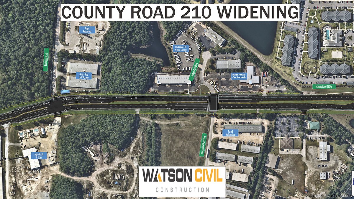 St. Johns County celebrates start of $15M widening of CR 210 ...