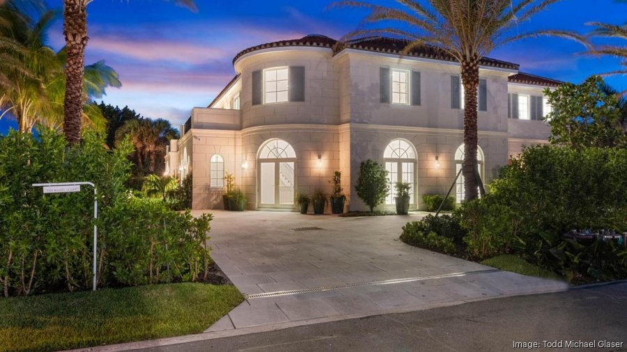Luxury homebuilder Todd Michael Glaser sells Palm Beach mansion near ...
