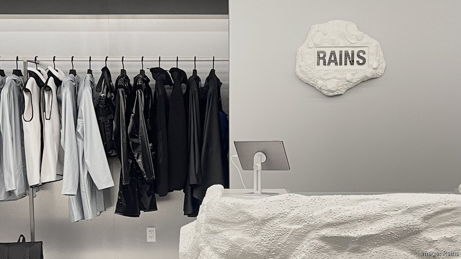Rains opens outerwear store in NYC's Moynihan Train Hall - New York ...