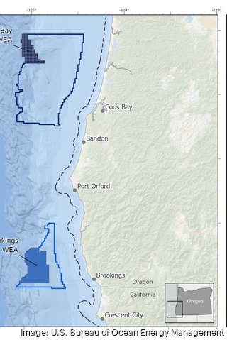 BOEM finalizes Oregon offshore wind power areas - Portland Business Journal