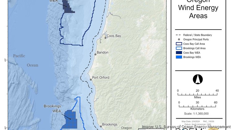 BOEM backs Oregon offshore wind leases - Portland Business Journal