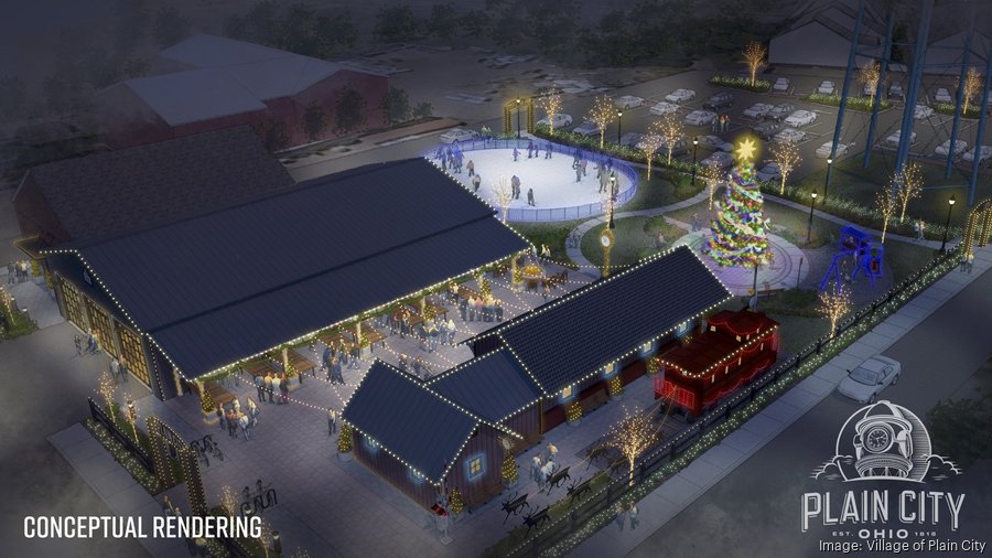 Plain City's new public square project to feature historic railroad ...