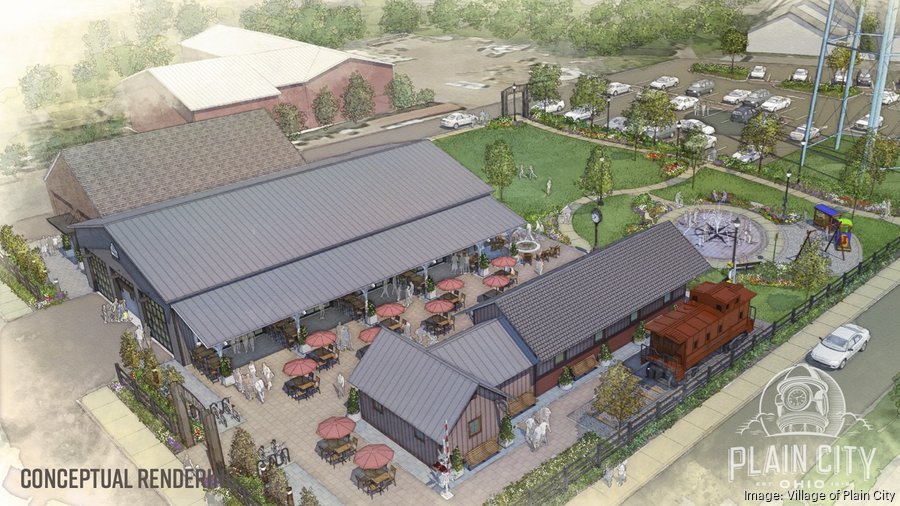 Plain City's new public square project to feature historic railroad ...