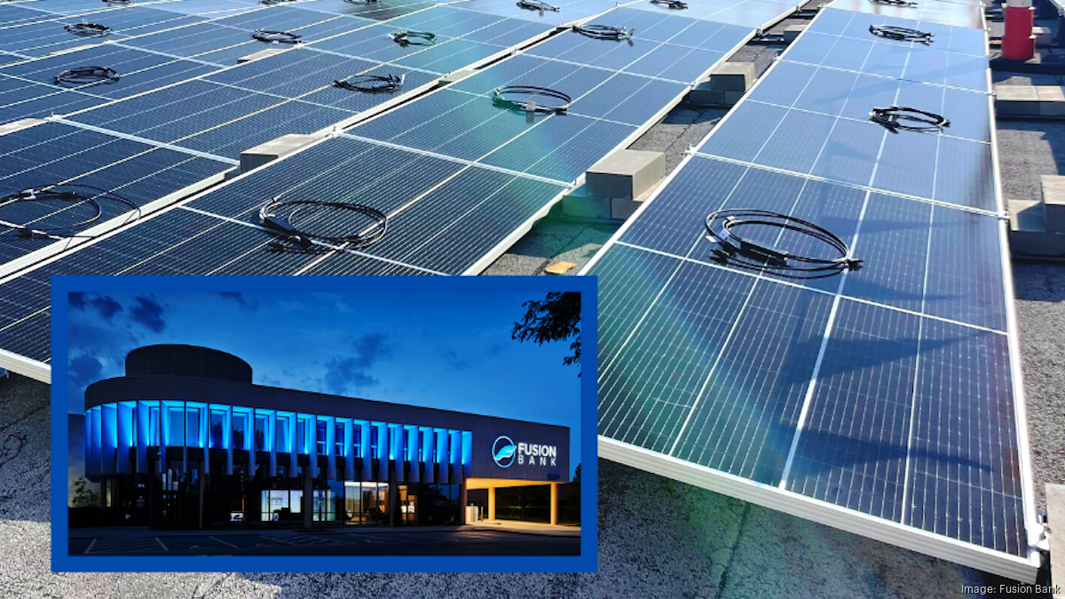 Fusion Bank adds rooftop solar panels to all its branches - Kansas City ...