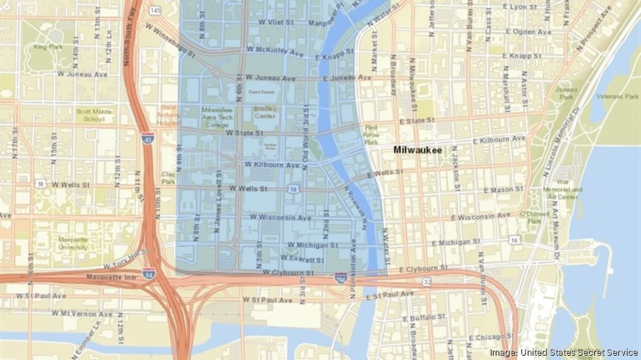 Secret Service discloses broad outline of RNC security zone in downtown ...