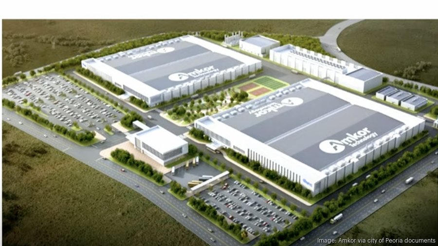 How Amkor will impact Peoria with $2 billion semiconductor plant - Phoenix Business Journal